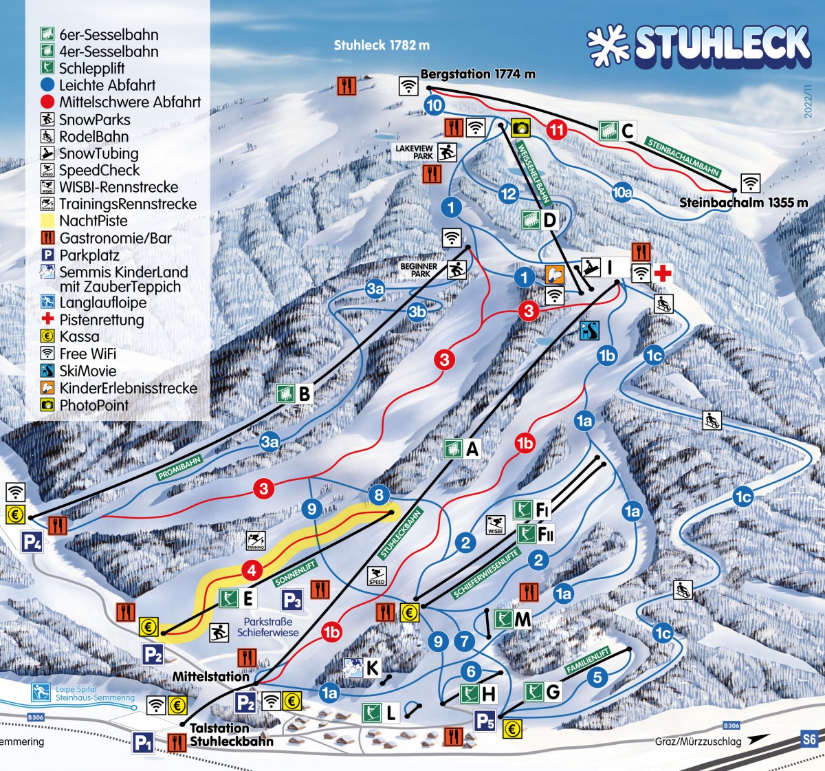 Piste map | Stuhleck