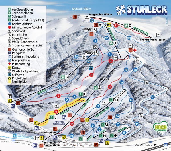 Pistenplan | Stuhleck
